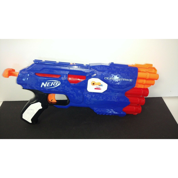 Nerf | Toys | Nerf Strike Elite Dualstrike Toy Blue Black Orange | Poshmark